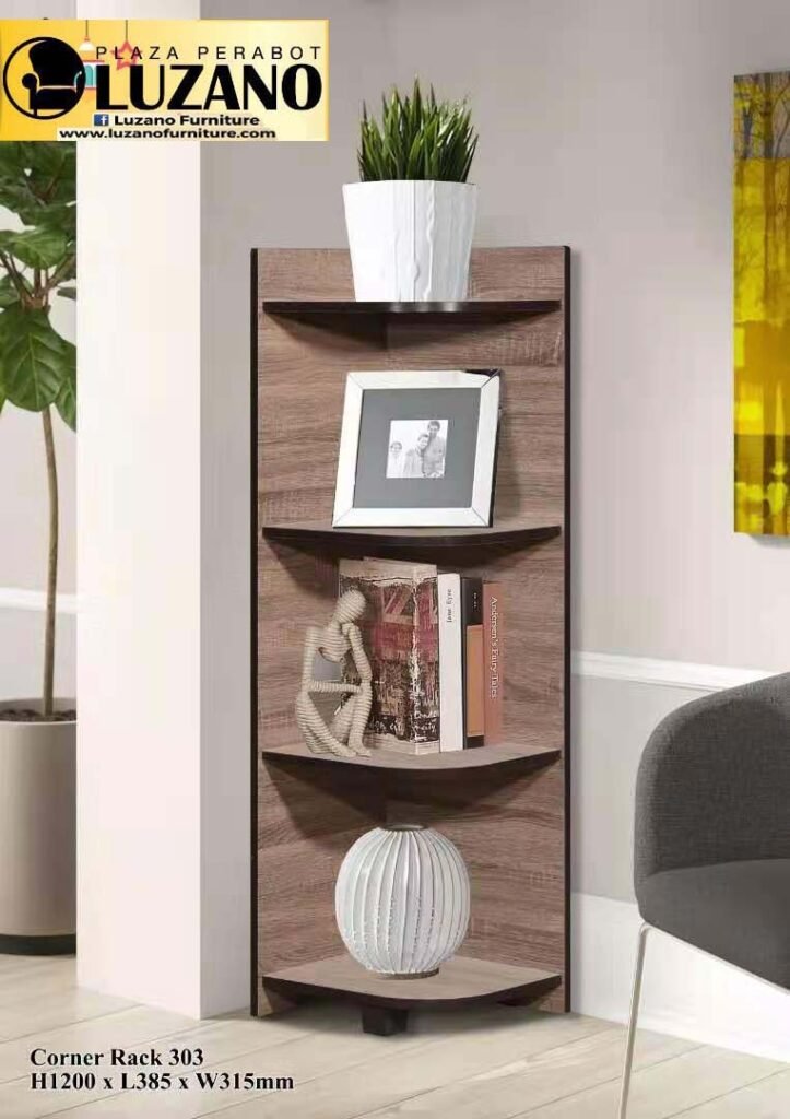 Modern Corner Rack - Luzano Furniture