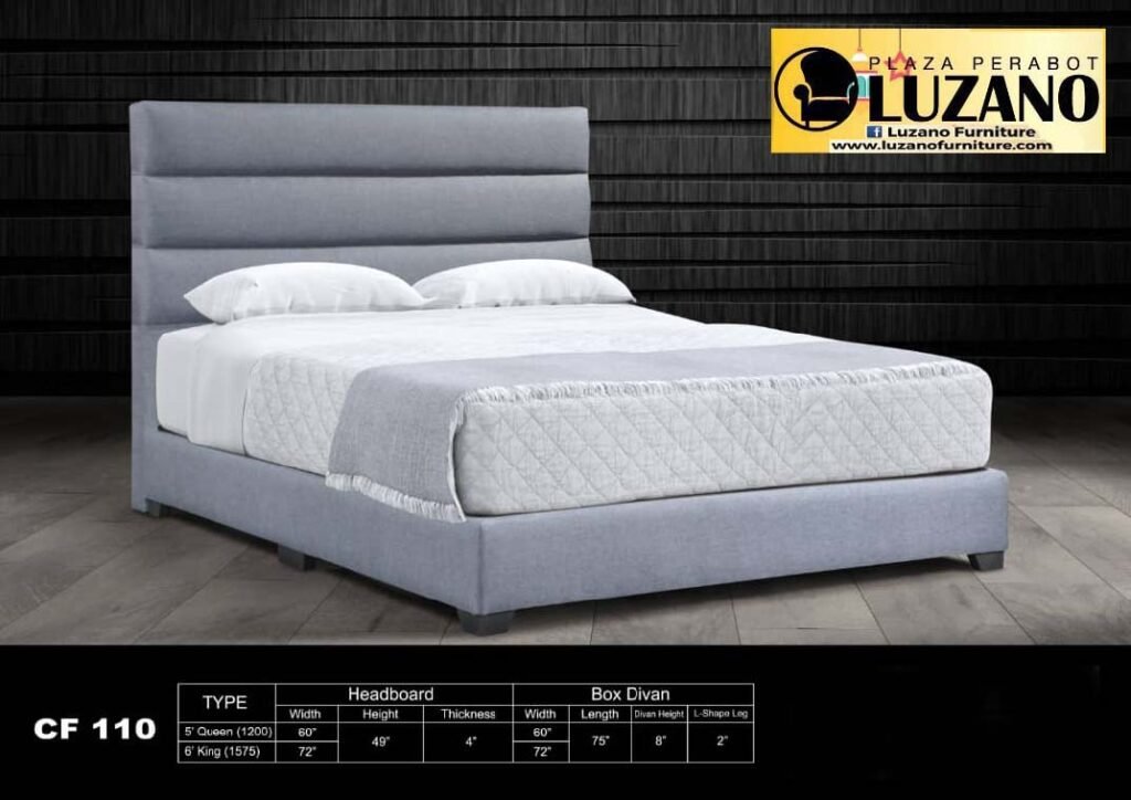 Queen Size Divan Bed Frame - Luzano Furniture