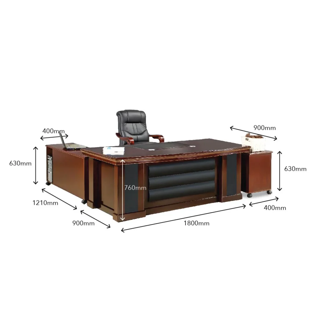Executive Desk/ Director Table/Office Desk/ Boss Desk - Luzano Furniture